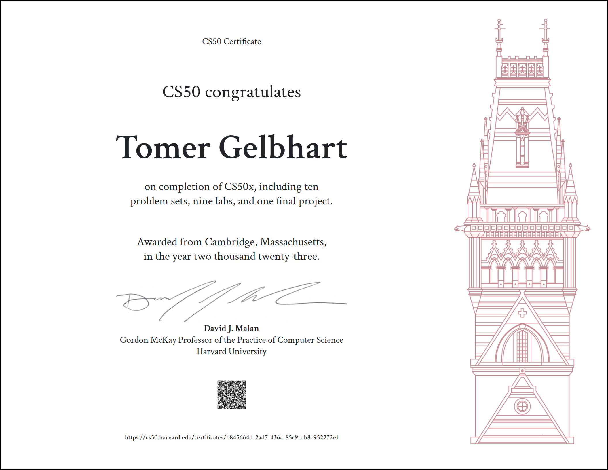 Tomer Gelbhart - Software Developer | BSc (Hons) Computer Science ...