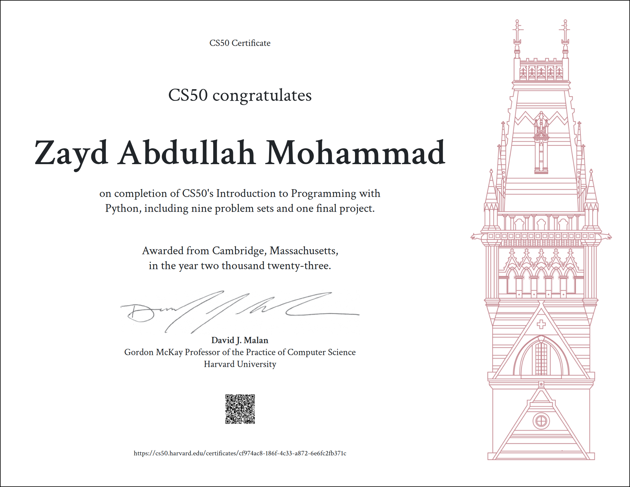 Zayd Mohammad - Intern @ AQL Technologies | LinkedIn